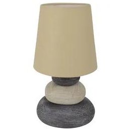 N&auml;ve N&Auml;VE LED Tischleuchte "Stoney", beige (natur), &Oslash; 16cm H: 31cm, 1 Stk., Leuchten, Zuleitung: ca. 130 cm, LED Tischleuchte