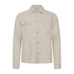Fieldjacket Casual Friday "Fieldjacket CFJerslev", Herren, Gr. XXL, beige (light sand), Obermaterial: 51% Leinen LI. 49% Baumwolle CO., slim fit normal, Jacken Fieldjacket
