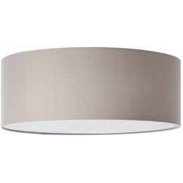 OTTO HOME Deckenleuchte "Stellan", beige (greige), 2, &Oslash; 45cm H: 16cm, 1 Stk., Leuchten, Deckenlampe Stoff Textilschirm &Oslash; 45cm, Deckenleuchte