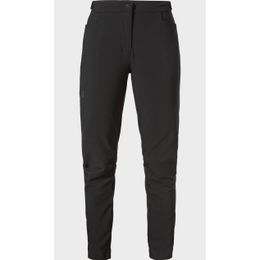 Outdoorhose 40 "50", Damen, Gr. 38, Normalgr&ouml;&szlig;en, schwarz (9990, schwarz), Oberstoff: 92% Polyester, 8% Elasthan, Hosen Outdoorhose