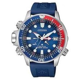 Taucheruhr Citizen "Promaster Eco-Drive Aqualand 200m", blau, Armbanduhren, Armbanduhr, Herrenuhr, Solar, Datum