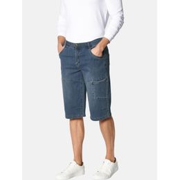 Bermudas Babista "Bermuda VISTINI", Herren, Gr. 50, N-Gr, blau, Obermaterial: 80% Baumwolle CO. 10% Viskose CV. 8% Polyester COOLMAX PES(Coolmax). 2% Elasthan EL., Hosen Bermudas