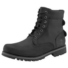 Schn&uuml;rboots Timberland "Rugged WP II 6in PT Bt", Herren, Gr. 41,5, schwarz, Nubukleder, Schuhe Schn&uuml;rboots, Winterstiefel, Schn&uuml;rstiefel, Winterschuhe, wasserdicht