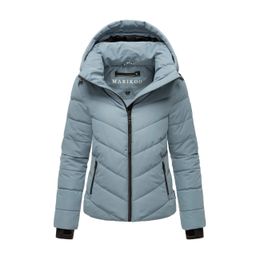 Winterjacke Marikoo "Marikoo Samuiaa Damen Steppjacke B986", Damen, Gr. L, blau (powder blau), Obermaterial: 100% Polyester PES., Jacken Winterjacke