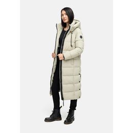 Winterjacke Marikoo "Marikoo Nadeshikoo XVI Damen lange Winter Steppjacke B985", Damen, Gr. S, grau (pebble grau), Obermaterial: 100% Polyester PES., Jacken Winterjacke