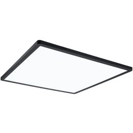 Paulmann LED Panel "Atria Shine", schwarz, 1, H: 2,8cm, 1 Stk., Leuchten, LED Panel
