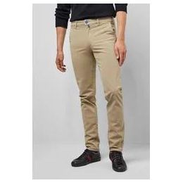 Chinos MEYER "M5 Chino", Herren, Gr. 38, L&auml;nge 34, beige, 98% Baumwolle, 2% Elasthan, unifarben, regular fit lang, Hosen, M5 Chino im unifarbenen Design