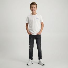 5-Pocket-Jeans Cars Jeans "Jenas Burgo", Jungen, Gr. 2 (92), N-Gr, schwarz (schwarz used), Denim/Jeans, Obermaterial: 99% Baumwolle, 1% Elasthan, Abriebeffekte, slim fit normal, Jeans 5-Pocket-Jeans