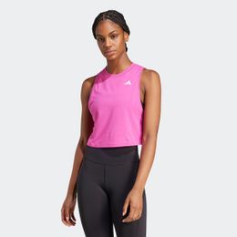 Tanktop adidas Performance "TRAIN ESSENTIALS BOXY WORKOUT", Damen, Gr. XL, pink (semi lucid fuchsia), Obermaterial: 70% Polyester, 30% Viskose, Rundhals, Tops Tanktop