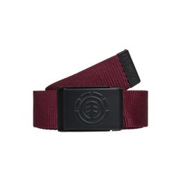 Stoffg&uuml;rtel Element "Icon Webbing", Herren, zinfandel, Obermaterial: 100% Microfaser;, G&uuml;rtel Stoffg&uuml;rtel