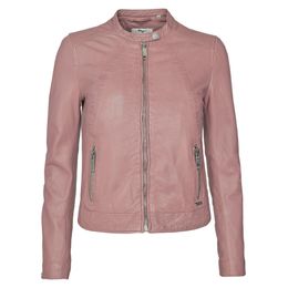 Bikerjacke Maze "Lederjacke 183Grenada", Damen, Gr. M, rosa (deep rose), Obermaterial: 100% Lammleder LEL. Futter: 100% Polyester PES., Jacken Bikerjacke