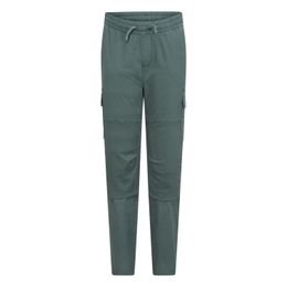 Cargohose Converse "CNVB LIFESTYLE WOVEN CARGO PANt f&uuml;r Kids", Jungen, Gr. 128, N-Gr, gr&uuml;n (admiral elm), Web, Obermaterial: 97% Baumwolle, 3% Elasthan, relaxed fit, Hosen Cargohose, mit Cargotaschen