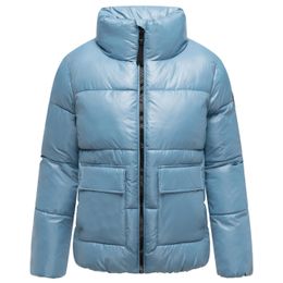 Kurzjacke Navahoo "Kurzjacke Eispracht 14", Damen, Gr. 3XL, blau (powder blau), Obermaterial: 100% Polyester PES. Obermaterial: Futter: 100% Polyester PES. 100% Polyester PES., Jacken Kurzjacke
