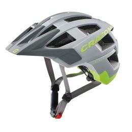 Fahrradhelm Cratoni "MTB Fahrradhelm AllSet grau/neongelb matt", grau (grau, neongelb matt), Helme, 100% Erzeugnis unbest Zusammensetzg EuZ., Fahrradhelm
