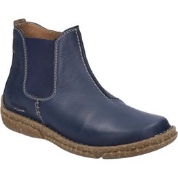 Stiefelette Josef Seibel "Neele 68, ocean", Damen, Gr. 36, blau (ocean), Obermaterial: 100% Rindsleder Leather cow., Schuhe Stiefelette