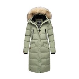 Winterjacke Marikoo "Marikoo Schneesternchen Damen Winter Steppjacke B890", Damen, Gr. XS, gr&uuml;n (smokey mint), Obermaterial: 100% Polyester PES., Jacken Winterjacke