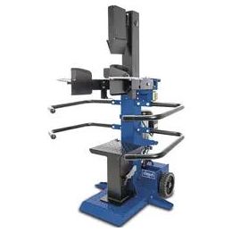 Holzspalter Scheppach "&raquo;Com 8t&laquo;, 3150 W / 3500 W, Patentierte Spalttechnik", blau, B:42,5cm H:115cm T:76cm, Holzspaltmaschinen, einziger Spalter Europas unter 8 t der Meterholz spalten kann
