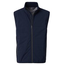 Steppweste Casamoda "Casamoda Steppweste uni", Herren, Gr. XL, dunkelblau, 100% Polyester, Westen Steppweste