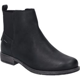 Stiefelette Josef Seibel "Sienna 08, schwarz", Damen, Gr. 39, schwarz, Obermaterial: 100% Rindsleder Leather cow., Schuhe Stiefelette