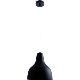 Paco Home Pendelleuchte "CHARLIE", schwarz, 1, &Oslash; 30cm H: 33cm, Leuchten, H&auml;ngelampe Esszimmer K&uuml;chenlampe H&auml;ngend Esstischlampe E27, Pendelleuchte