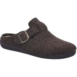 Hausschuh Josef Seibel "Carson 01, moro", Herren, Gr. 43, braun (moro), Obermaterial: 100% Textilmaterial TEXMAT., Schuhe Hausschuh