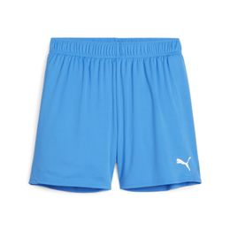 Trainingsshorts Puma "TEAMGOAL SHORTS WMNS", Damen, Gr. L, N-Gr, blau (electric blau lemonade, Puma wei&szlig;), Interlock, Obermaterial: 100% Polyester, unifarben, regular fit kniefrei, Hosen, aus Interlock-Material, kniefrei, sportlicher Stil