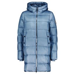 Outdoorjacke Cartoon "Outdoorjacke mit Kapuze", Damen, Gr. 38, blau (faded denim), Obermaterial: 100% Polyester PES., Jacken Outdoorjacke