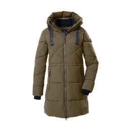 G.I.G.A. by Killtec Steppmantel "GW 56 WMN QLTD PRK", Damen, Gr. 38, schlamm, Obermaterial: 100% Polyester;Futter: 100% Polyester;F&uuml;llung: 100% Polyester, G.I.G.A. DX BY KILLTEC, M&auml;ntel Steppmantel, Wasserabweisender, winddichter Parka mit 8.000 mm Wassers&auml;ule