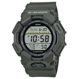 Chronograph Casio G-SHOCK, gr&uuml;n (olivgr&uuml;n, schwarz), Armbanduhren, Damen, Chronograph, Quarzuhr, Armbanduhr,Herrenuhr, digital, autom. Kalender, Resinarmband
