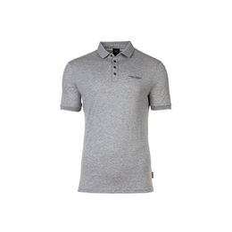 Poloshirt Armani Exchange "Poloshirt", Herren, Gr. XL, grau, Obermaterial: 100% Baumwolle CO., Shirts Poloshirt