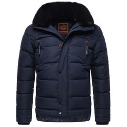 Steppjacke STONE HARBOUR "Winterjacke Witaas", Herren, Gr. M, blau (navy), Obermaterial: 100% Polyester PES. Obermaterial: Futter: 100% Polyester PES. 100% Polyester PES., Jacken Steppjacke