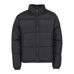 Winterjacke Urban Classics "Urban Classics Crinkle Puffer Jacket", Herren, Gr. XL, schwarz, 100% Nylon, unifarben, normal, amerikanischer Ausschnitt, Jacken Winterjacke