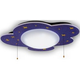 Niermann Deckenleuchte "Sternenhimmel, Kinderlampe", bunt, 1, H: 10cm, 1 Stk., Leuchten, HCL Deckenleuchte Sternenhimmel, Kinderzimmer, Deckenleuchte