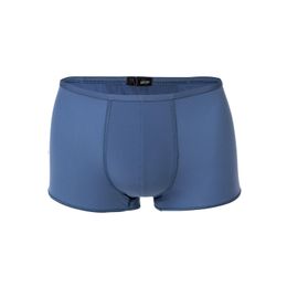 Boxershorts HOM "Boxershort 1er Pack", Herren, Gr. M, blau (midblau), Obermaterial: 76% Polyamid PA. 24% Elasthan EL., Unterhosen Boxershorts