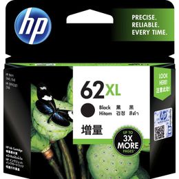 HP Tintenpatrone "HP original Druckerpatrone 62XL Black", schwarz, Tintenpatronen, 3 Probemonate gratis* drucken, Tintenpatrone