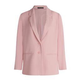 Longblazer Betty Barclay "Longblazer mit Reverskragen", Damen, Gr. 36, rosa (pink dolphin), Obermaterial: 96% Polyester PES. 4% Elasthan EL., Blazer Longblazer