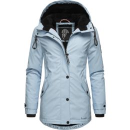 Regenjacke Navahoo "Regenjacke Lindraa", Damen, Gr. XS, blau (baby blau), Obermaterial: 60% PVC PVC. 30% Polyester PES. 10% Polyurethan PU. Obermaterial: Futter: 100% Polyester PES. 100% Polyester PES., Jacken Regenjacke
