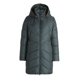 Outdoorjacke Betty Barclay "Outdoorjacke mit abnehmbarer Kapuze", Damen, Gr. 40, blau (ashley blau), Obermaterial: 88% Polyester PES. 12% Polyamid PA., Jacken Outdoorjacke