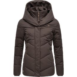 Anorak Ragwear "Winterjacke Natesa Intl.", Damen, Gr. M, braun (schwarz choco22), Obermaterial: 100% Polyester PES. Obermaterial: Futter: 100% Polyester PES. 100% Polyester PES., Jacken Anorak