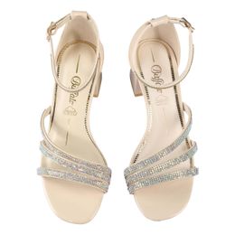 High-Heel-Pumps Buffalo "Buffalo Glam -Vegan Patent", Damen, Gr. 36, beige (cream, mermaid), Kunstfaser, unifarben, Schuhe