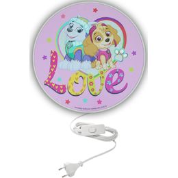 Niermann Wandleuchte "Pawsitive Pups, Kinderlampe, Kinderzimmer", rosa (rosa, bunt), 1, H: 8cm, 1 Stk., Leuchten, Wandleuchte Paw Patrol - Pawsitive Pups, Wandleuchte