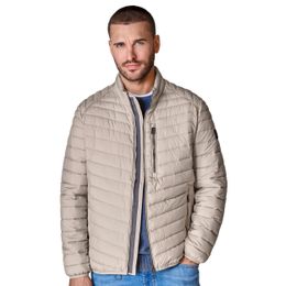 Steppjacke Casamoda "Casamoda Steppjacke uni", Herren, Gr. L, beige, 100% Polyester, Jacken Steppjacke