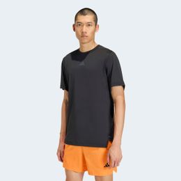 T-Shirt adidas Performance "D4T ESSENTIALS", Herren, Gr. L, schwarz, Obermaterial: 90% Polyester, 10% Elasthan, Shirts T-Shirt