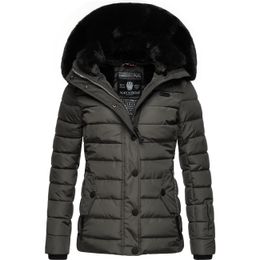 Steppjacke Navahoo "Winterjacke Milianaa", Damen, Gr. S, grau (anthrazit), Obermaterial: 100% Polyester PES. Obermaterial: Futter: 100% Polyester PES. 100% Polyester PES., Jacken Steppjacke