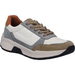 Sneaker Josef Seibel "Mitchell 10, natur-multi", Herren, Gr. 46, beige (natur, multi), Obermaterial: 80% Rindsleder Leather cow. 20% Textilmaterial TEXMAT., Schuhe Sneaker