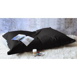 Sitzsack Kinzler "XXL Outdoorf&auml;hig", schwarz, B:140cm H:20cm T:180cm, Polyester, Sitzs&auml;cke, Sitzsack, Uni Farben, Outdoor geeignet, ideal im Wohnzimmer & Kinderzimmer