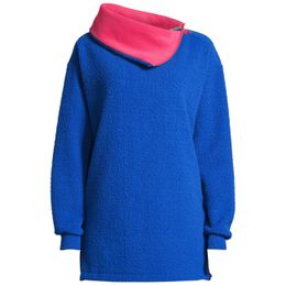 Kapuzenpullover SALZHAUT "Fleecepullover OBROSCH", Damen, Gr. S, blau (sky), Obermaterial: 100% Polyester PES., Pullover Kapuzenpullover