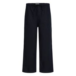 Leinenhose Casual Friday "Leinenhose CFEngo Linen", Damen, Gr. XXL, L&auml;nge 34, schwarz (schwarz beauty), Obermaterial: 100% Leinen LI., Hosen Leinenhose