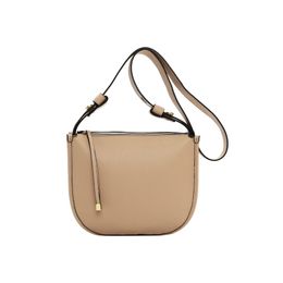 Umh&auml;ngetasche Tamaris "Umh&auml;ngetasche TAS Galina", Damen, Gr. B/H/T: 29cm x 26cm x 7cm 0, beige (sand 420), Polyurethan, Taschen Umh&auml;ngetasche