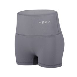Shorts YEAZ "Shape Shorts CLUB LEVEL", Damen, Gr. S, US, grau, Obermaterial: 78% Polyester PES. 22% Elasthan EL., Hosen Shorts